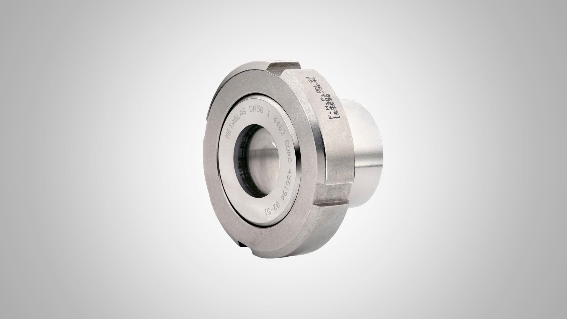 MV-S Aseptic Screwed Sight Glass Fitting - Visilume Ltd