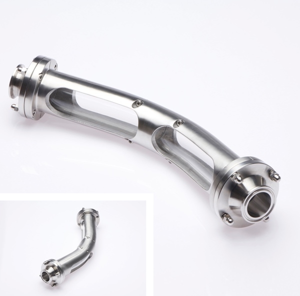 Curved Sterile Visual Flow Indicator - Visilume | Sight Glasses